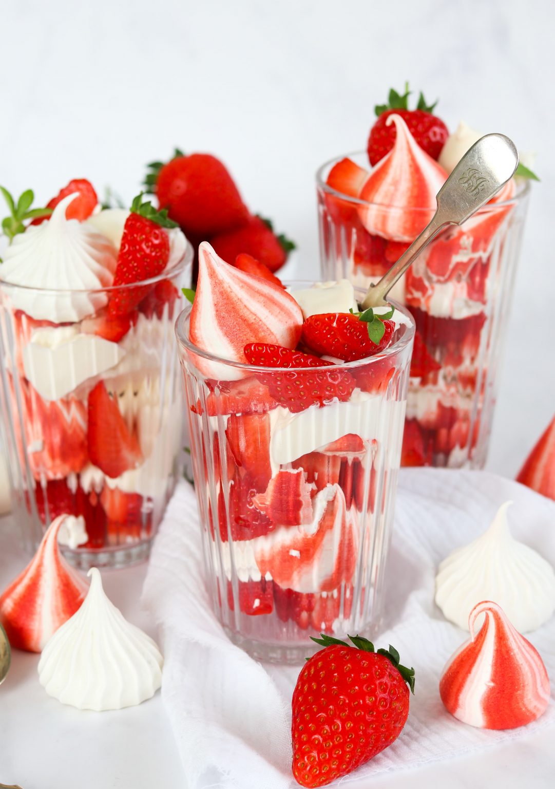 Eton Mess with Meringue Kisses