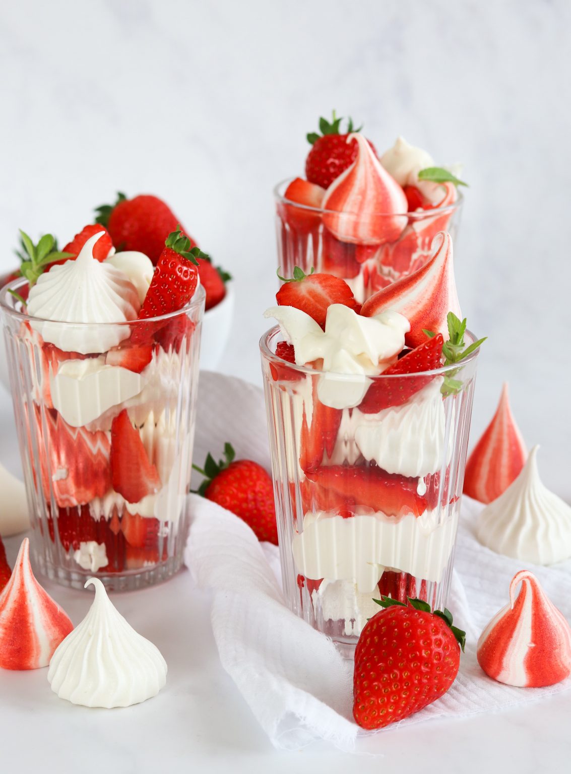 Eton Mess with Meringue Kisses