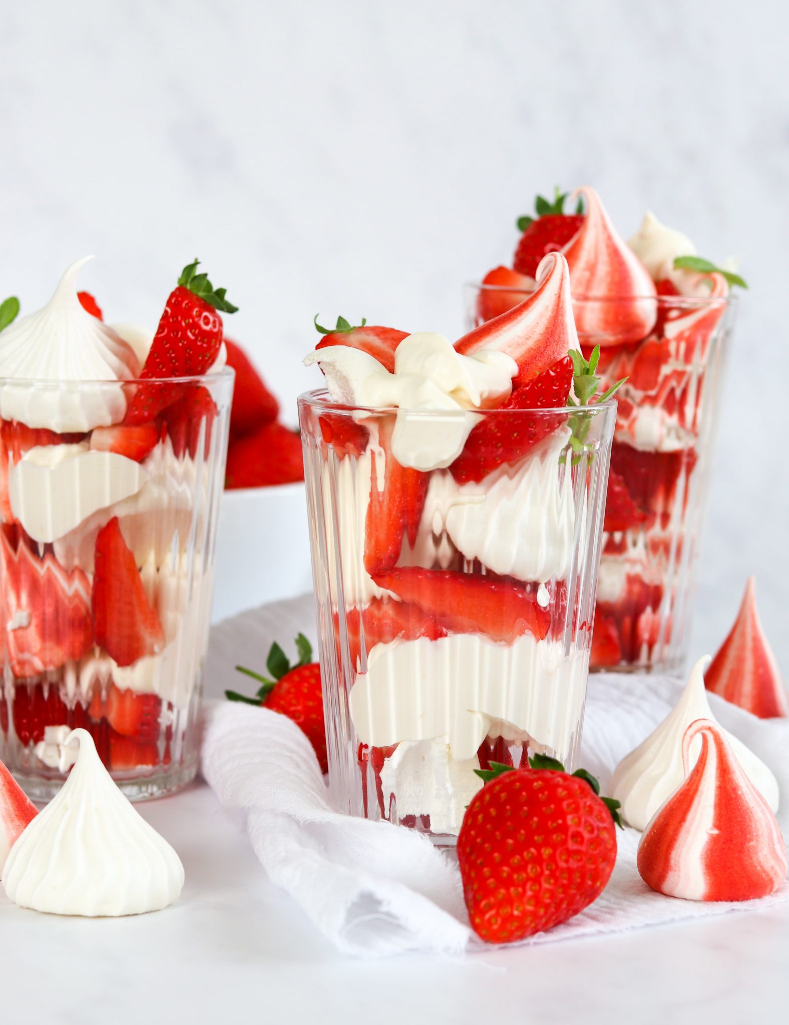 Eton Mess with Meringue Kisses