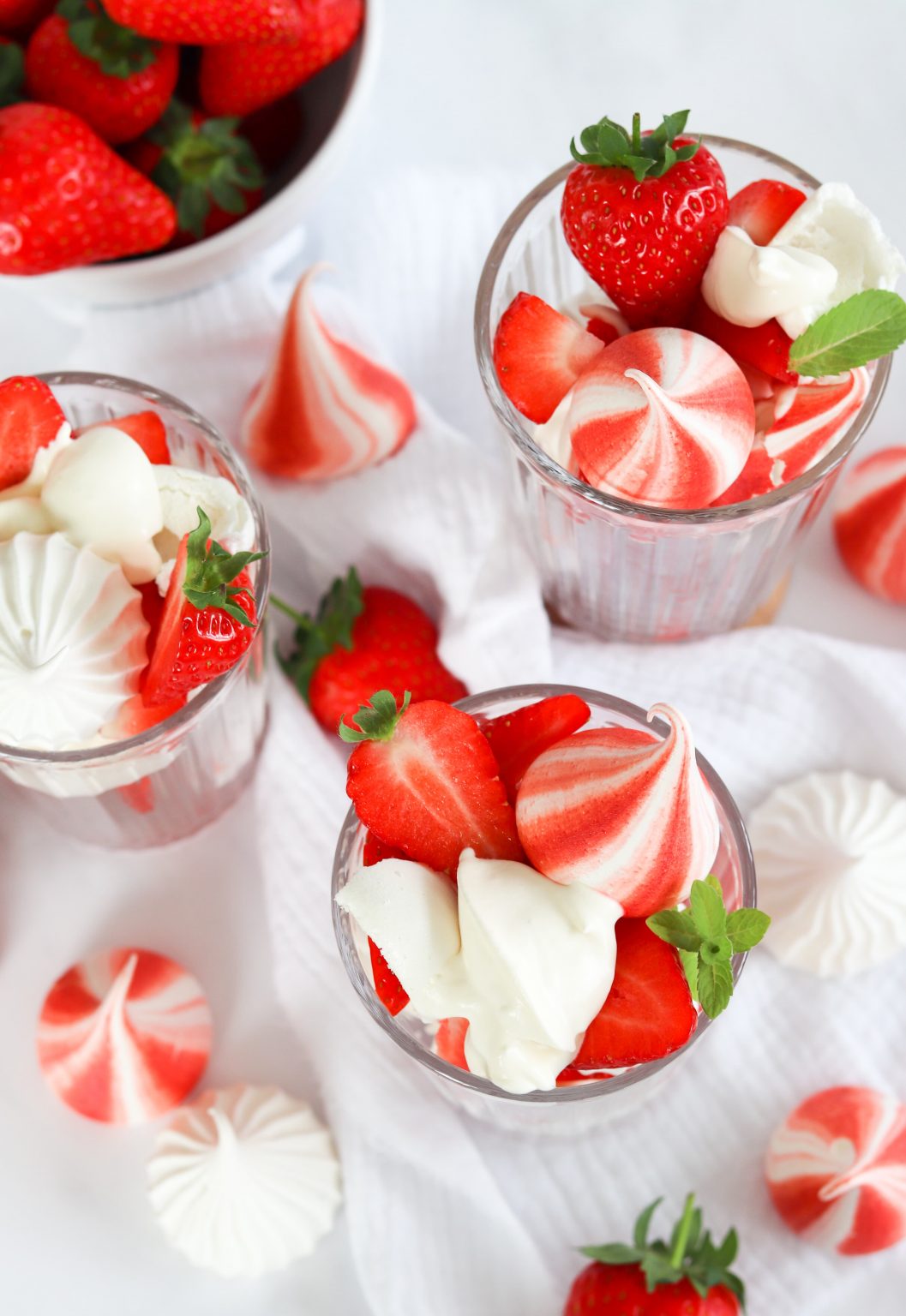 Eton Mess with Meringue Kisses