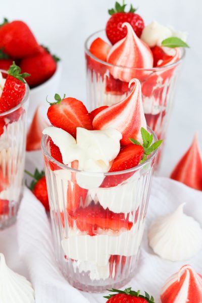 Eton Mess with Meringue Kisses