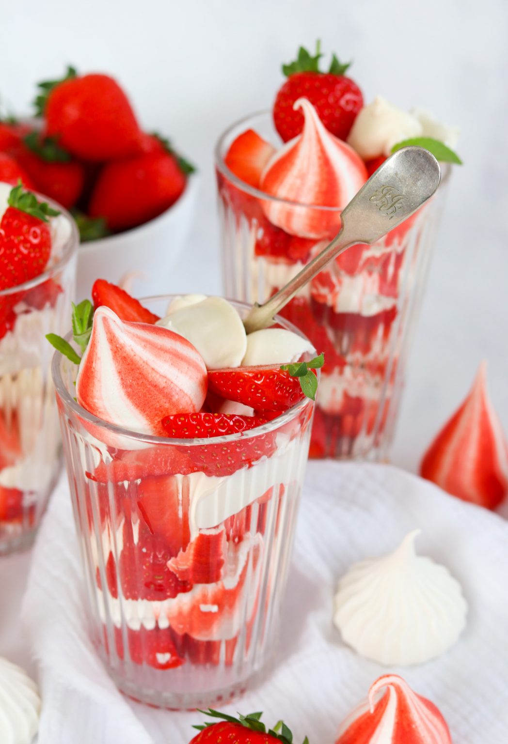 Eton Mess with Meringue Kisses