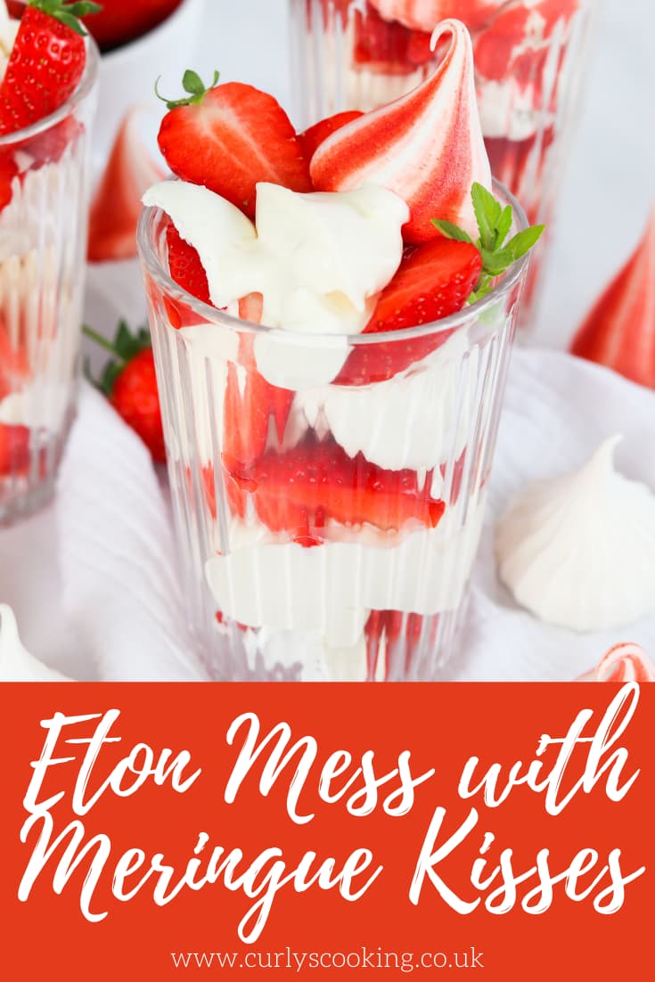 Eton Mess with Meringue Kisses