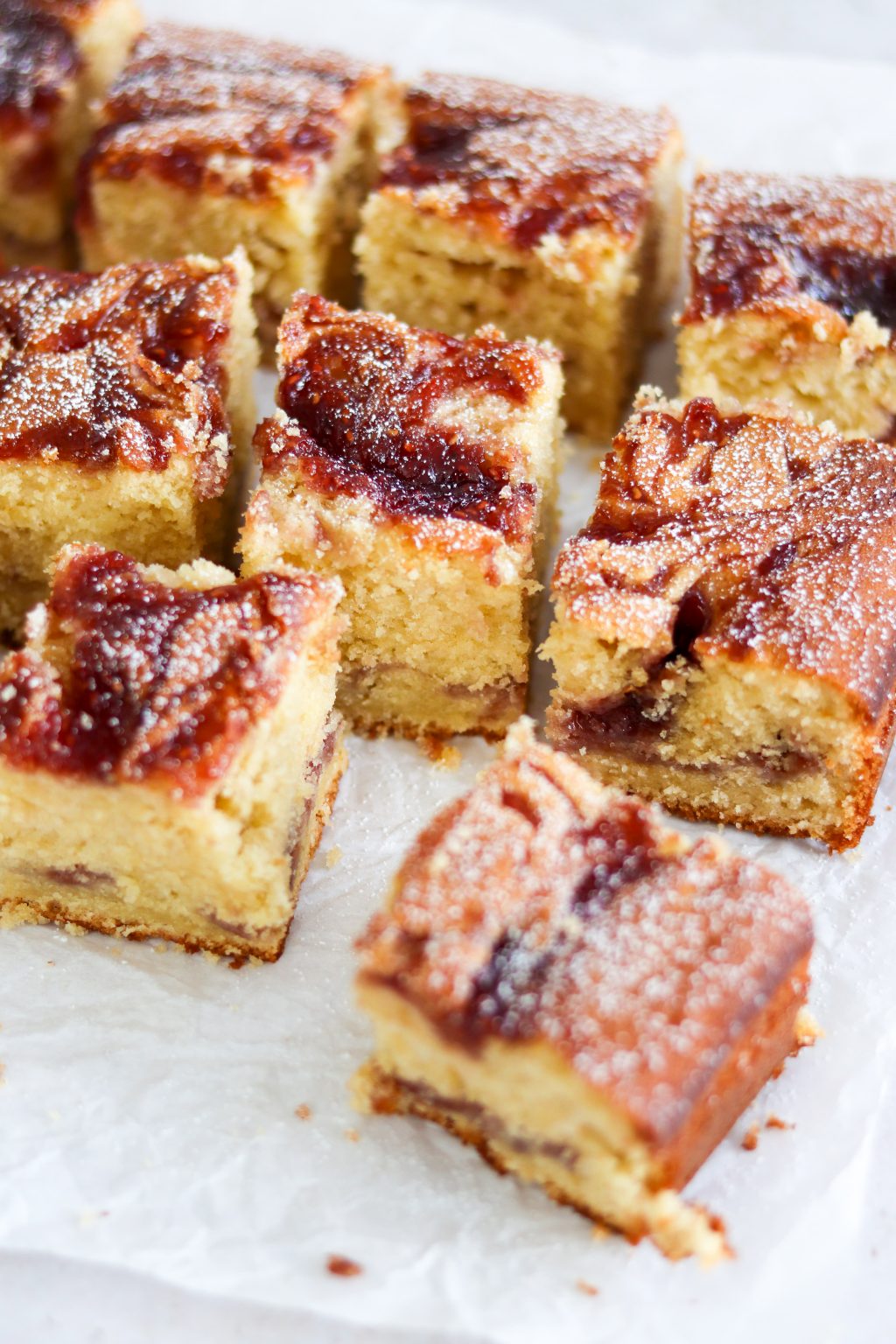 Raspberry Jam Swirl Cake – Curly's Cooking