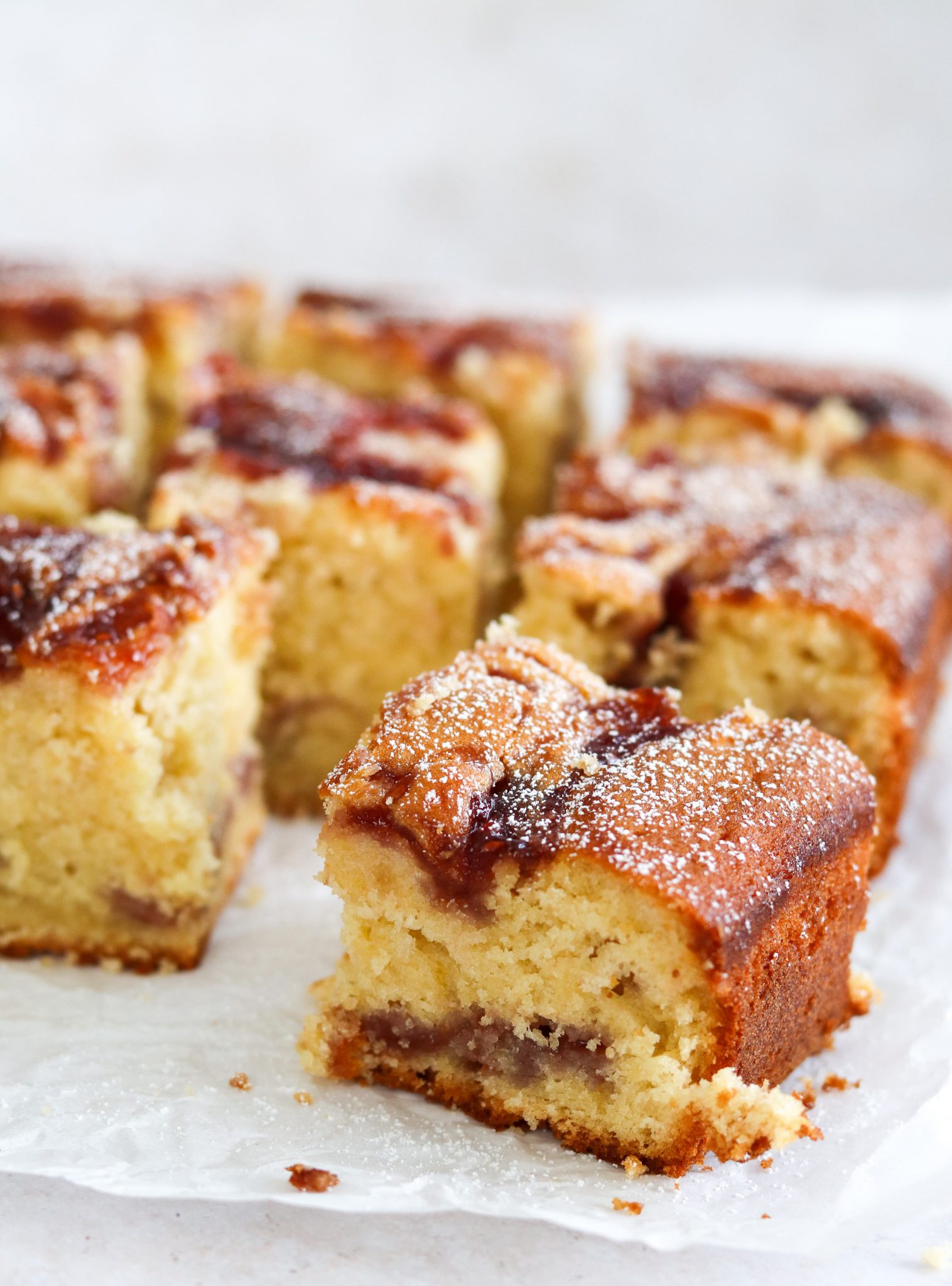 Raspberry Jam Swirl Cake – Curly's Cooking