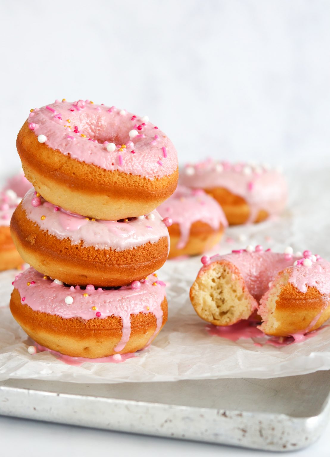 Baked Vanilla Doughnuts – Curly's Cooking