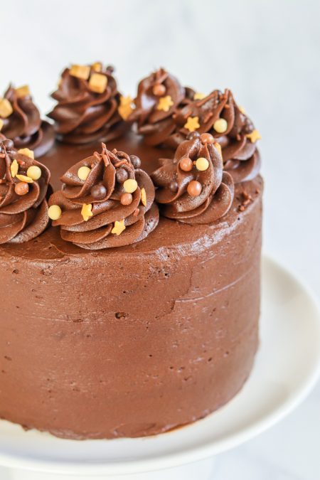 Small Chocolate Layer Cake – Curly's Cooking