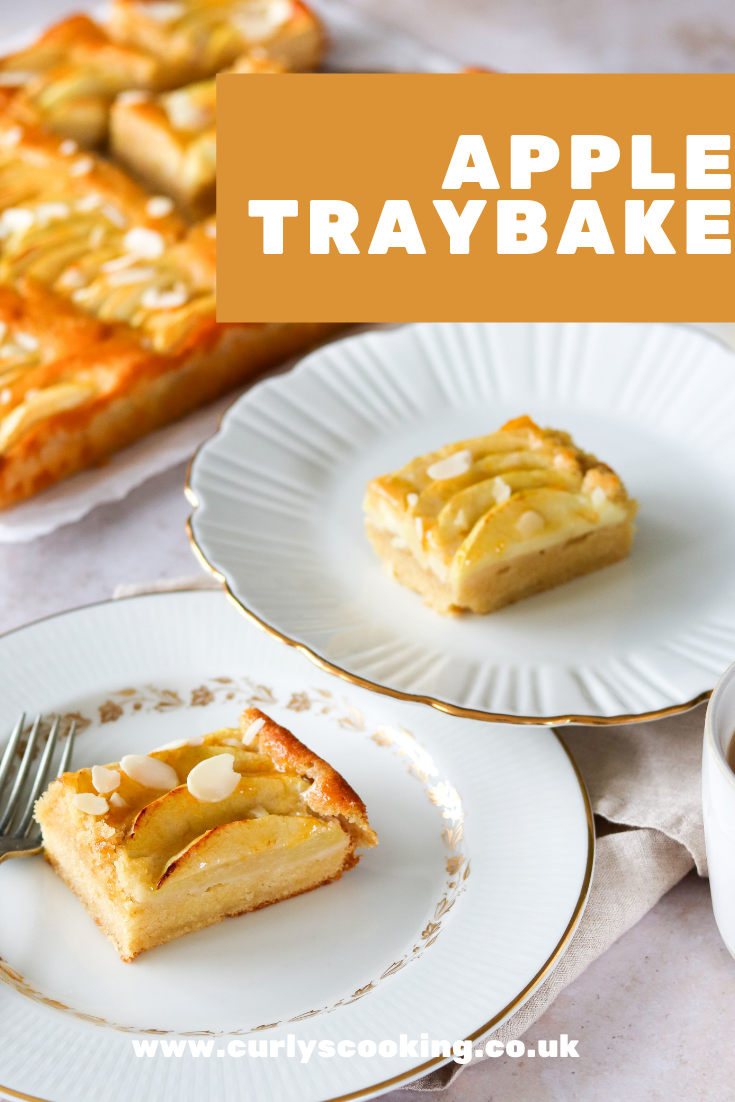 Apple Traybake with Yogurt Sponge – Curly's Cooking