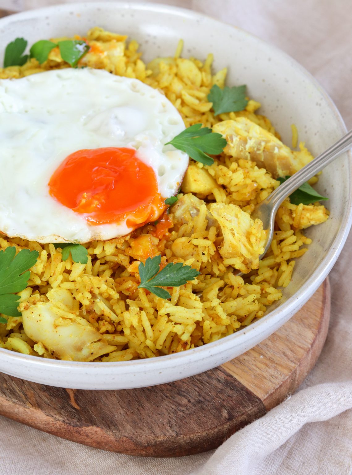 Spiced Haddock Rice (Kedgeree) – Curly's Cooking