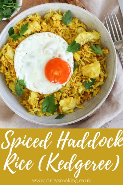 Spiced Haddock Rice (Kedgeree) – Curly's Cooking