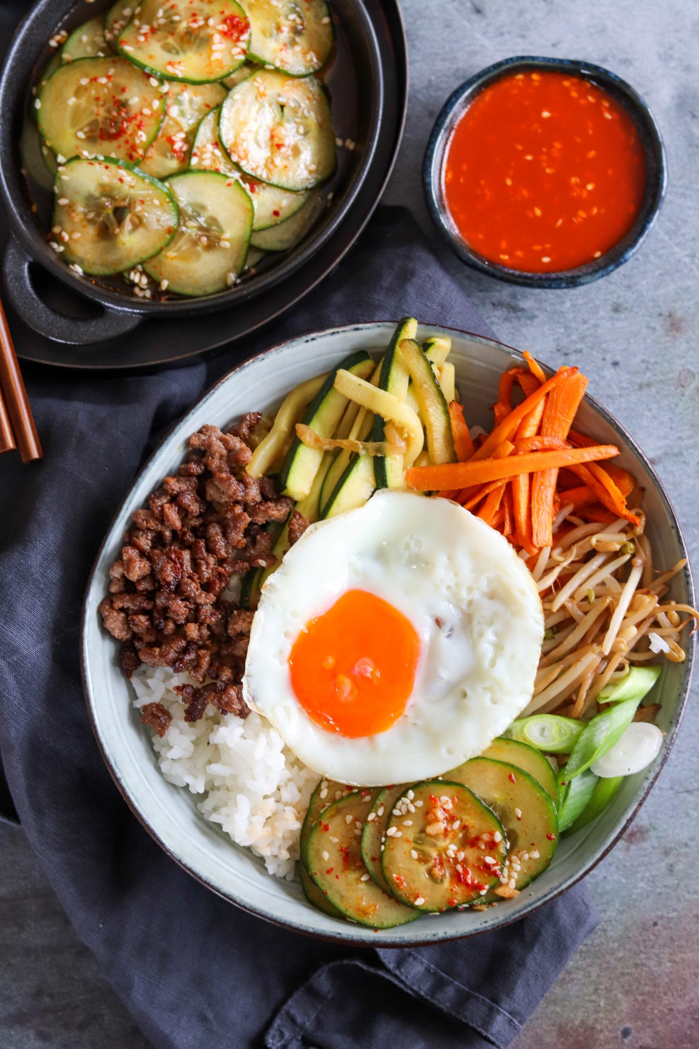 Korean Beef Bibimbap – Curly's Cooking