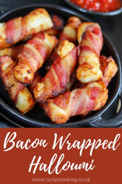 Bacon Wrapped Halloumi (Air Fryer or Oven) – Curly's Cooking