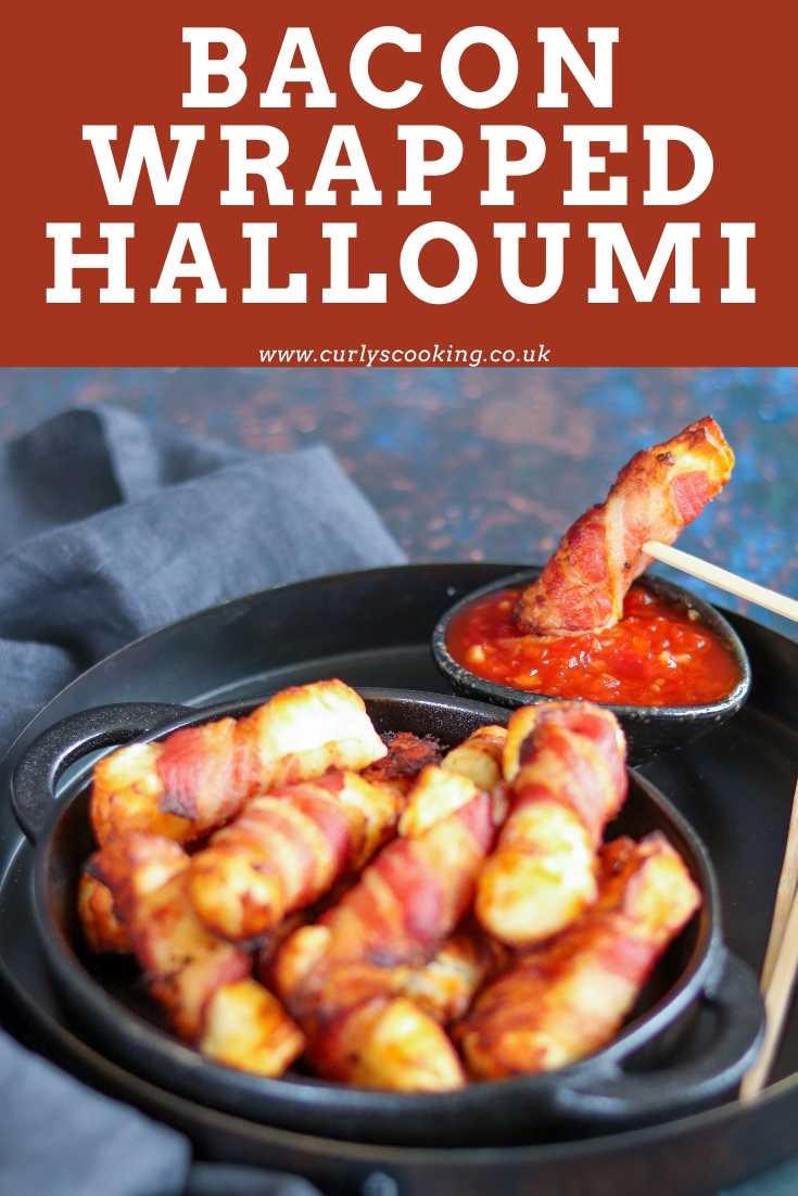 Bacon Wrapped Halloumi (Air Fryer or Oven) – Curly's Cooking
