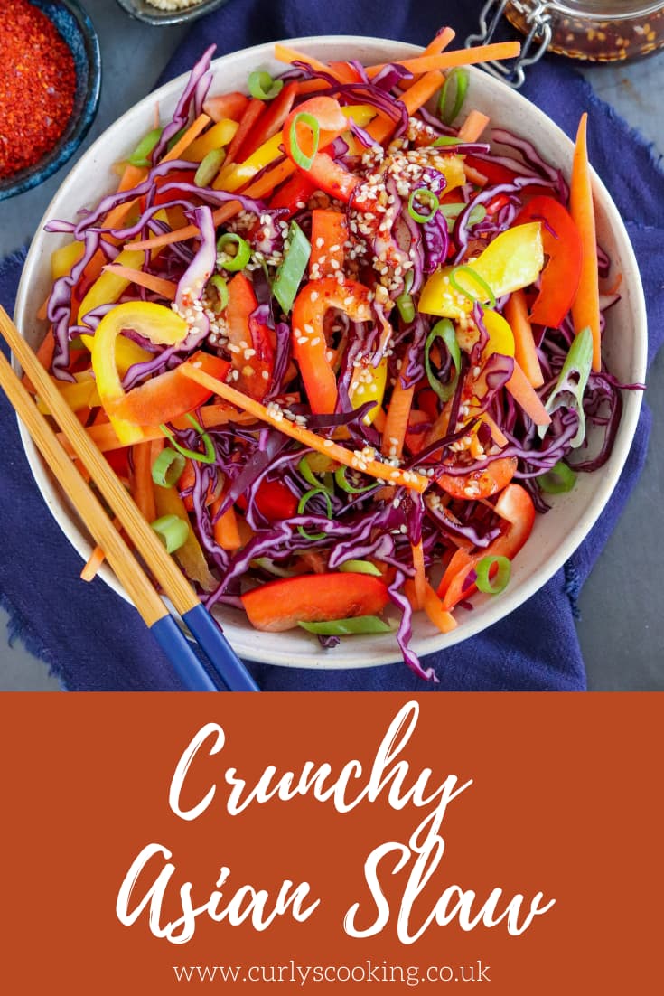 Crunchy Asian Slaw – Curly's Cooking