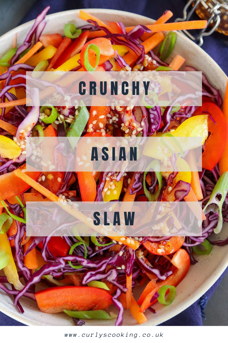 Crunchy Asian Slaw – Curly's Cooking