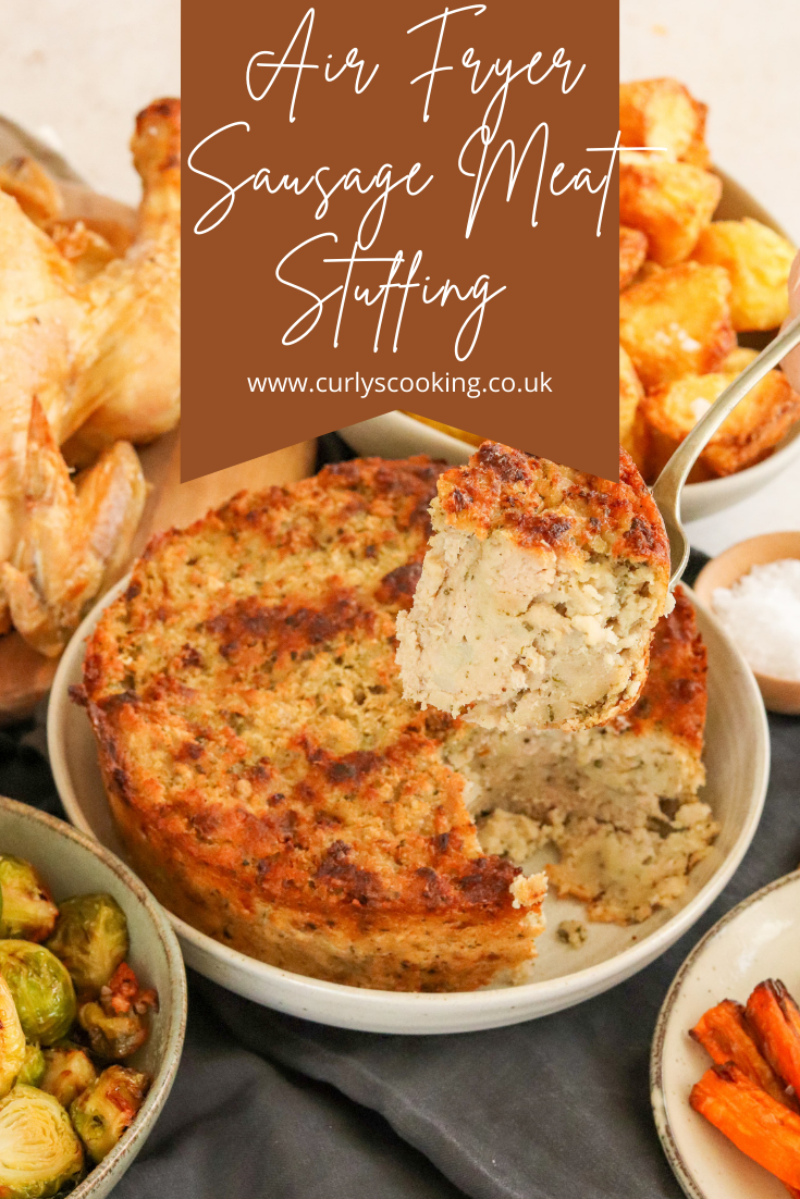 Air Fryer Sausage Meat Stuffing – Curly's Cooking