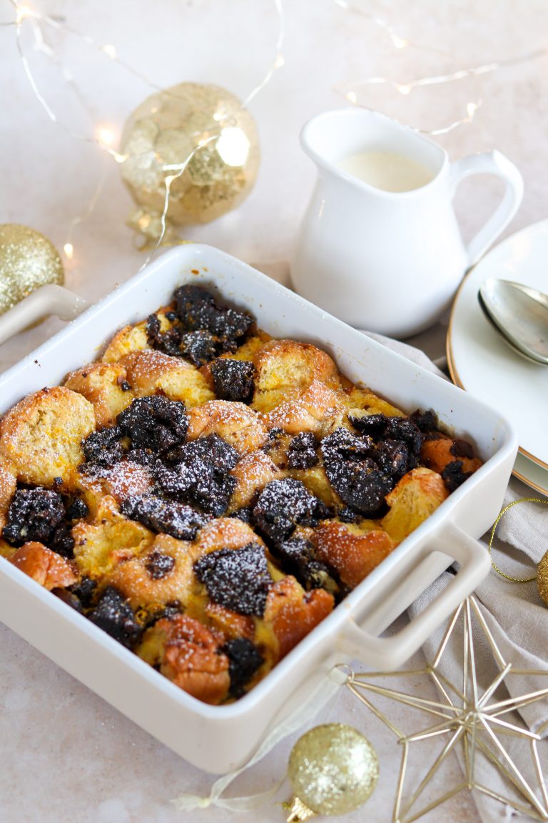 Brioche & Christmas Pudding Bread & Butter Pudding – Curly's Cooking
