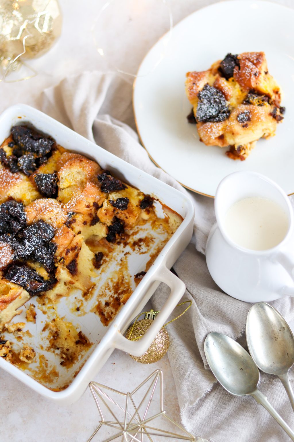 Brioche & Christmas Pudding Bread & Butter Pudding – Curly's Cooking
