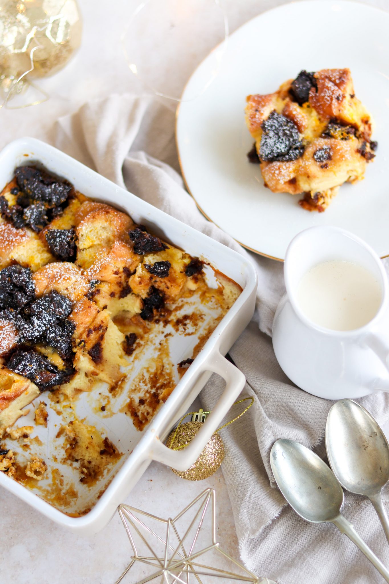 Brioche & Christmas Pudding Bread & Butter Pudding – Curly's Cooking
