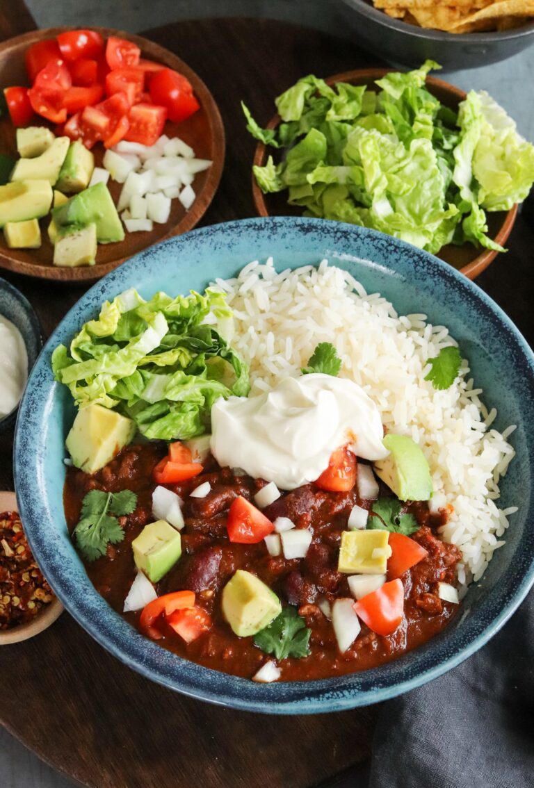 Beef Mince Chilli – Curly's Cooking