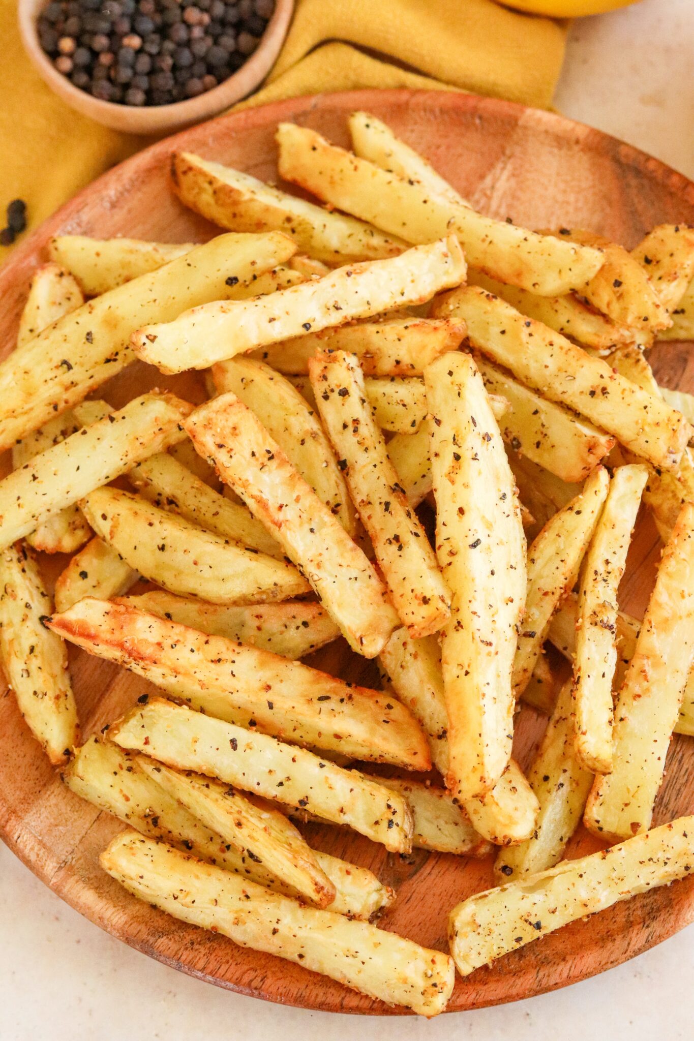 Air Fryer Lemon Pepper Fries – Curly's Cooking