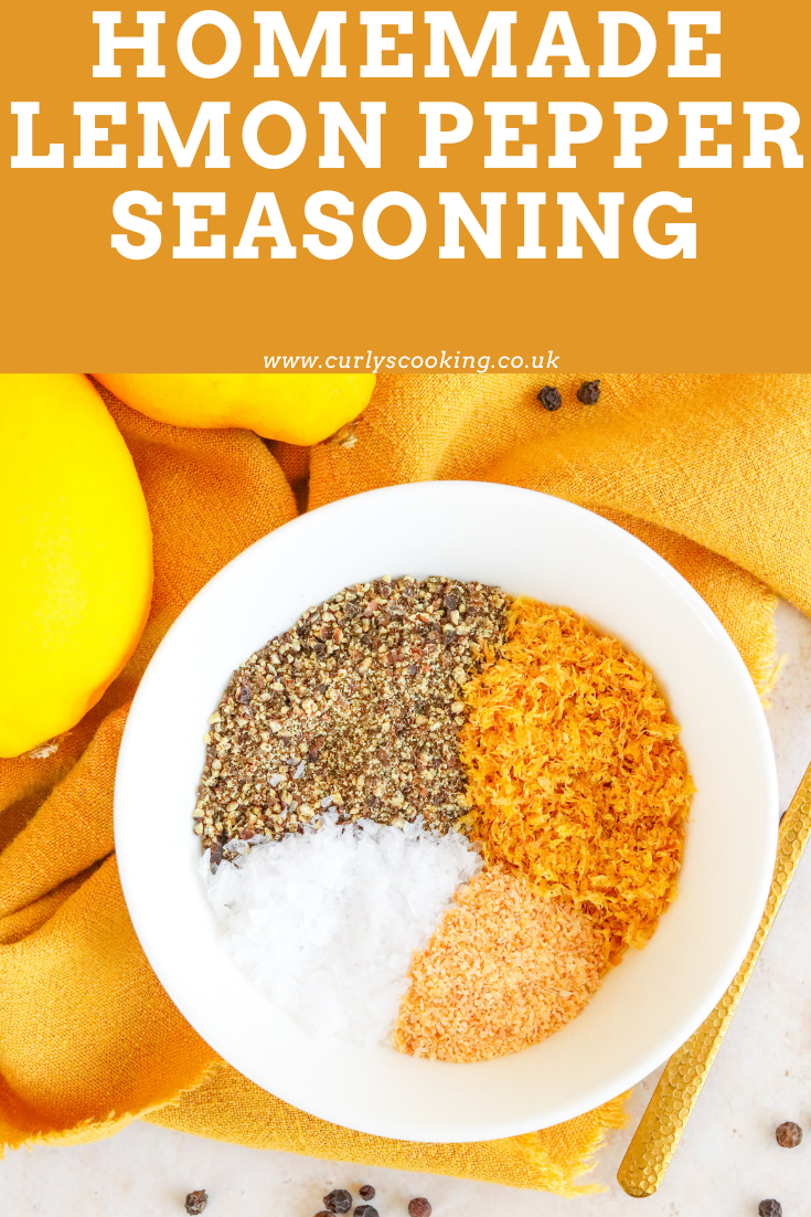 Homemade Lemon Pepper Seasoning – Curly's Cooking