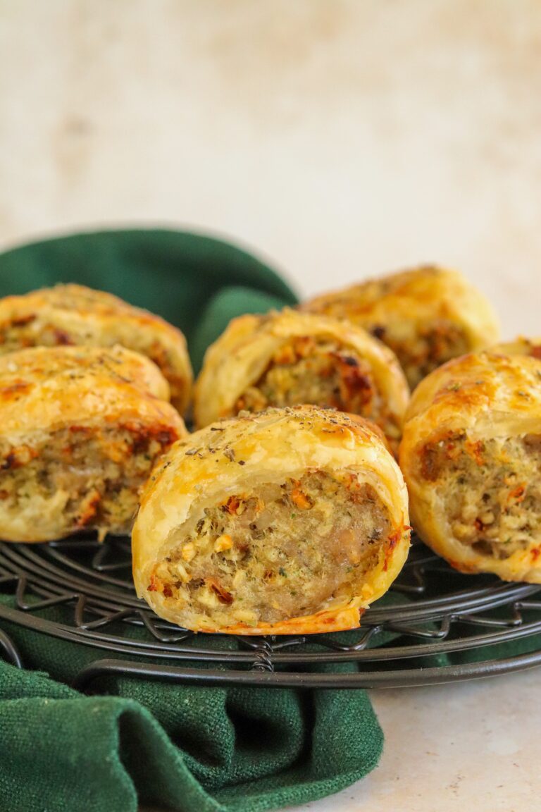 Pork & Stuffing Sausage Rolls – Curly's Cooking