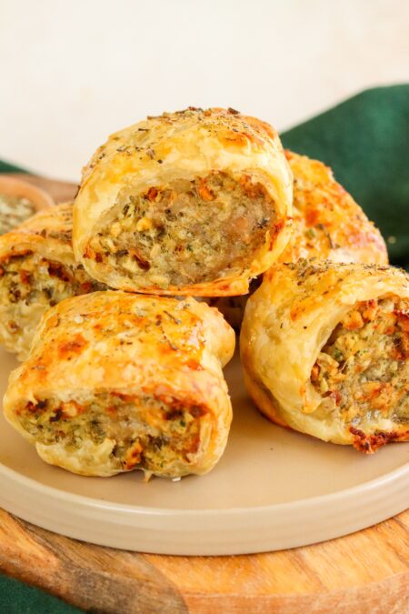 Pork & Stuffing Sausage Rolls – Curly's Cooking