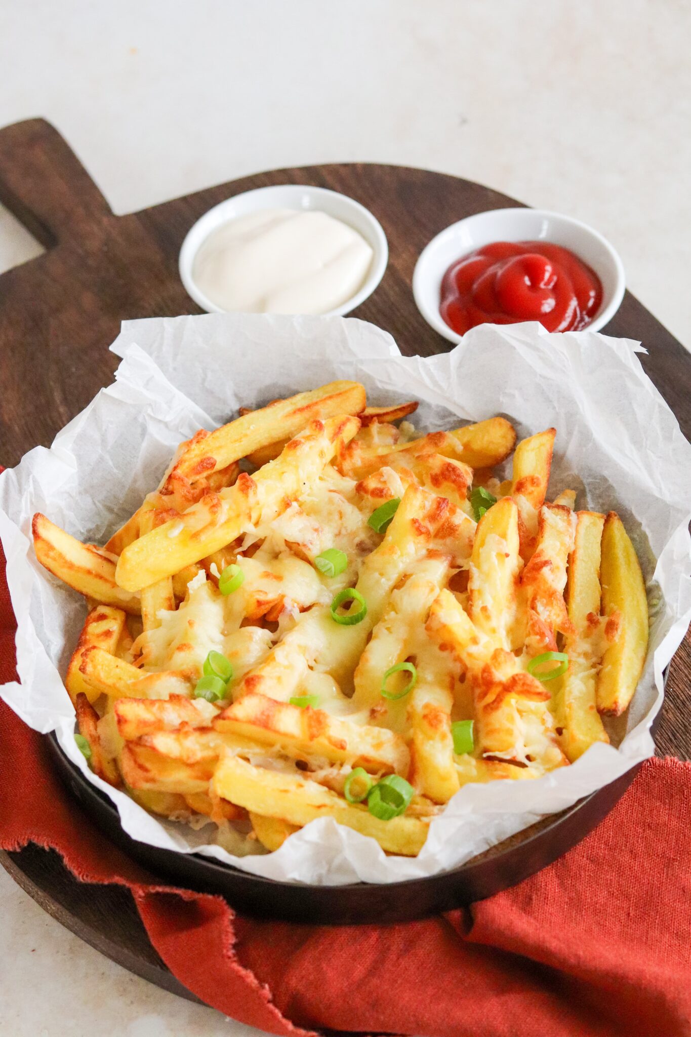 Air Fryer Cheesy Chips – Curly's Cooking