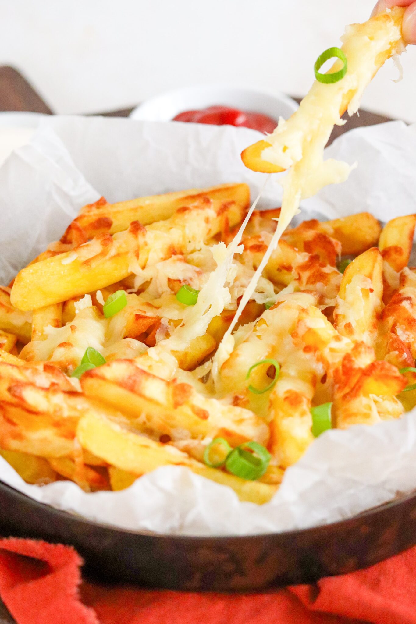 Air Fryer Cheesy Chips – Curly's Cooking