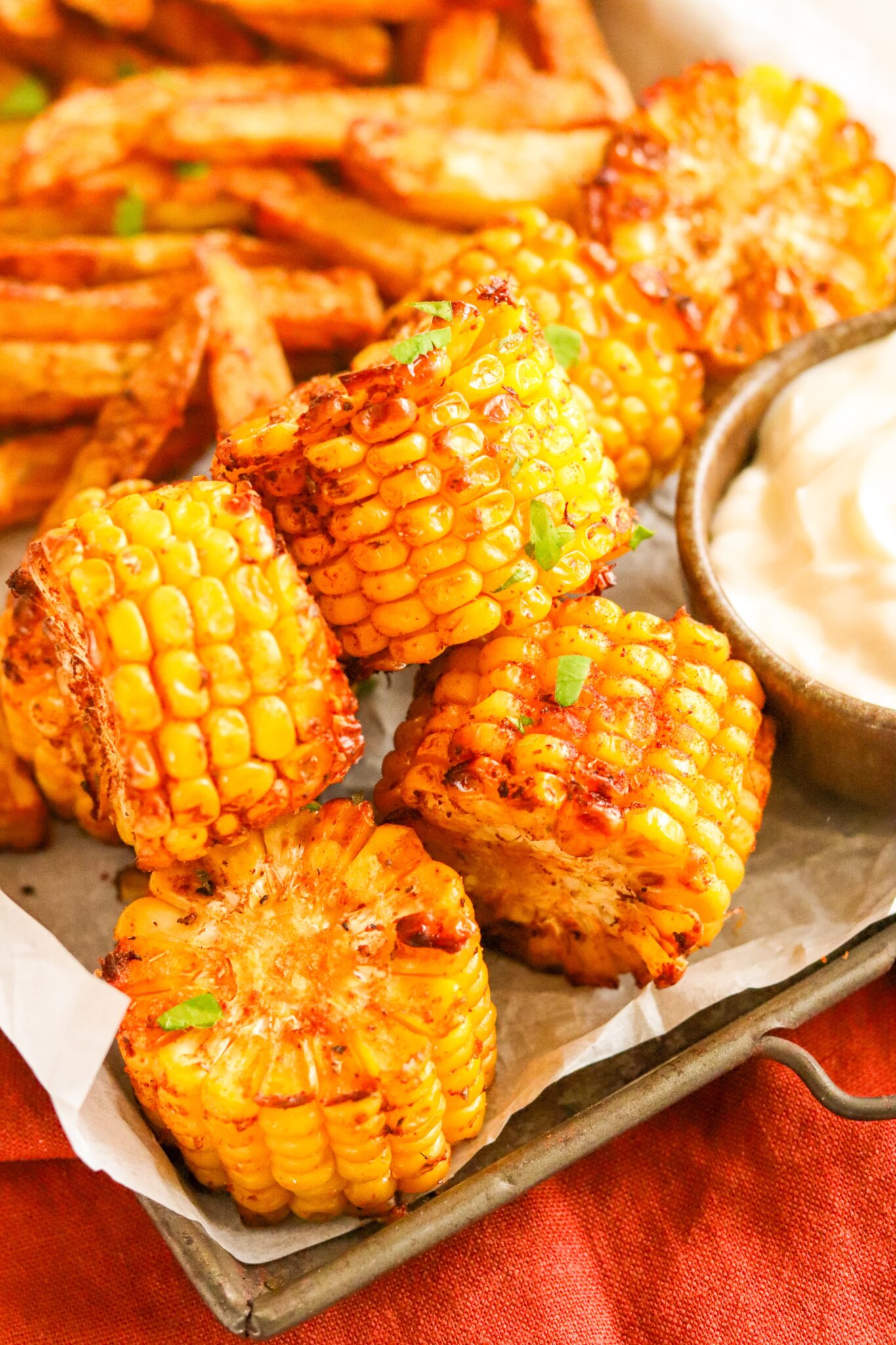 Air Fryer Cajun Corn (Wingstop) – Curly's Cooking