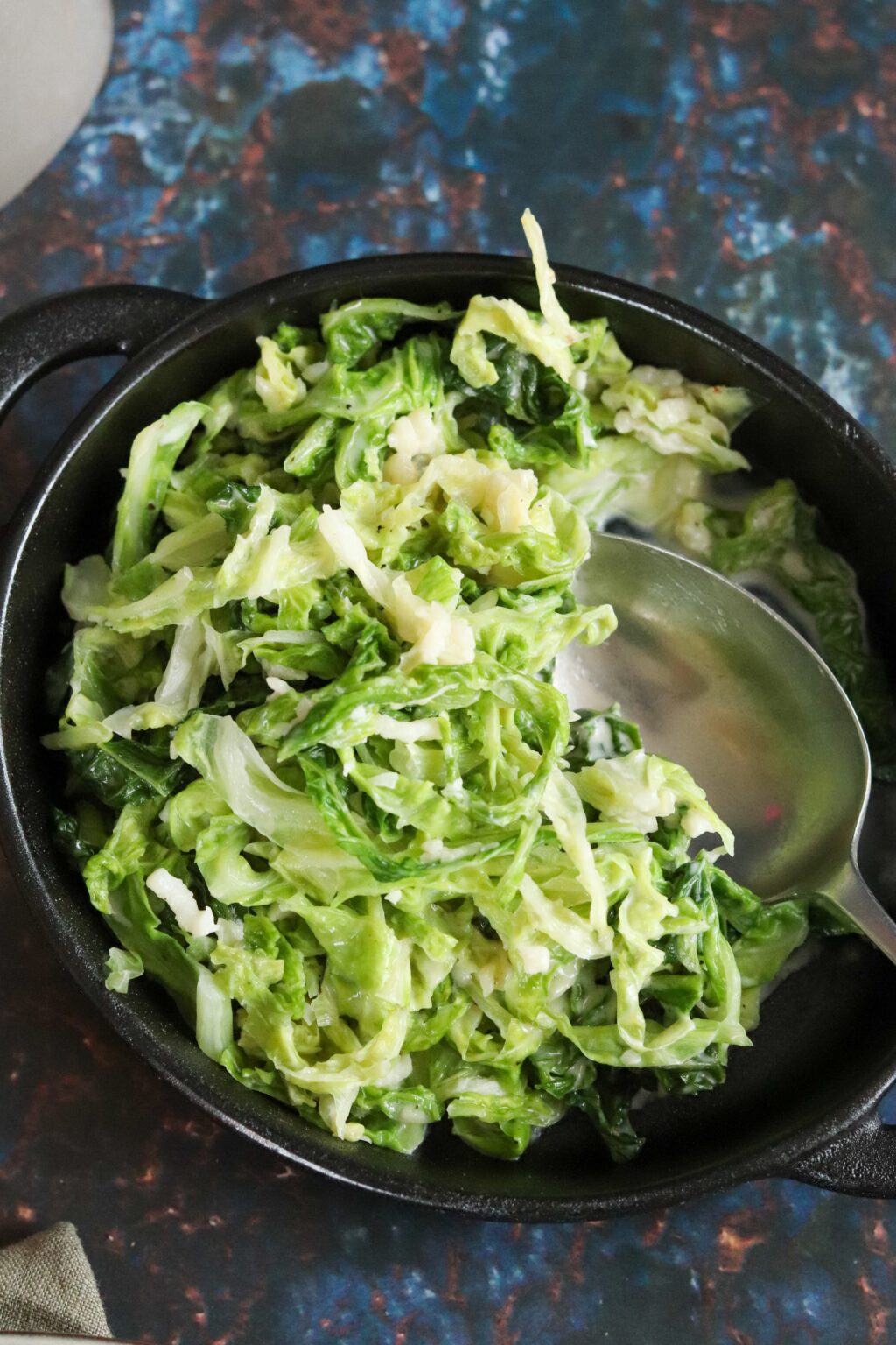 Creamed Savoy Cabbage – Curly's Cooking