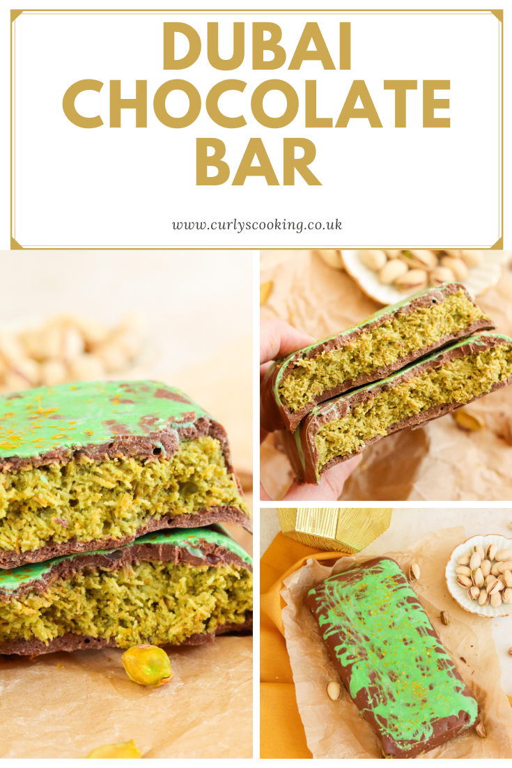 Easy Homemade Dubai Chocolate Bar – Curly's Cooking